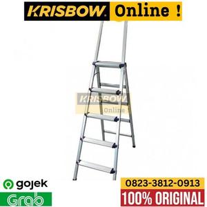 Jual krisbow tangga lipat Ladder Lader aluminium 4 step - Kab. Gresik ...