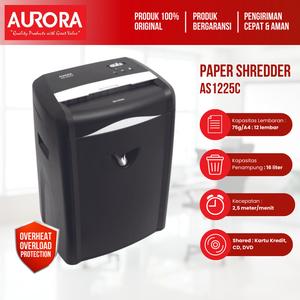 Jual Aurora - Paper Shredder Penghancur Kertas Cross Cut 12lembar ...