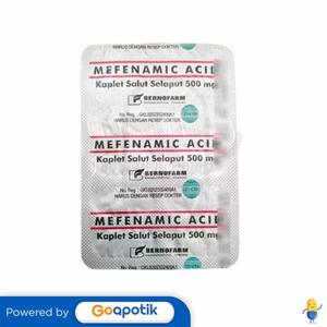 Jual MEFENAMIC ACID BERNOFARM 500 MG BLISTER 10 KAPLET - Jakarta ...