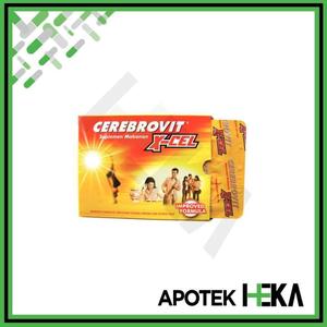 Jual Cerebrovit X-Cel Excel Suplemen Makanan isi 10 Kapsul - Jakarta ...
