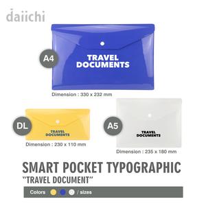 Jual Daiichi – “TRAVEL DOCUMENTS” Smart Pocket Typhographic Map Plastik ...