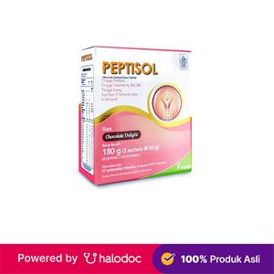 Jual Peptisol Rasa Chocolate Delight 180 g - Susu Dewasa - Halodoc ...