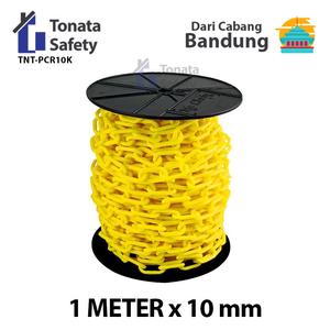 Promo Rantai Plastik / Cone Chain / 10 mm PER METER / Kuning - Kota ...