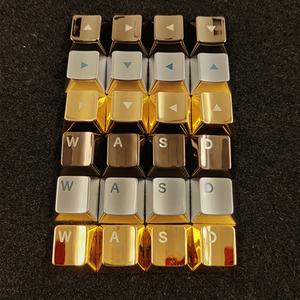 Jual WASD Keycaps Metal Cherry Profile Arrow Keycaps Custom Mechanical ...