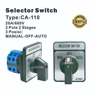 Jual Selector Switch 2 Pole 2 Stages (MAN-OFF-AUTO)/ CA-110(MAN-OFF ...