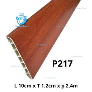 Jual Plint lantai Skirting 10cm lis samping lantai spc vinyl parket panjanag 2.4m anti air dan ...