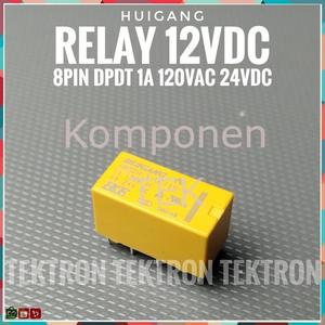 Jual Relay 12VDC 8P DPDT 1A 8pin 12V Arduino Uno Mega Switch Kontaktor - Kota Bandung ...