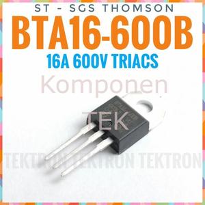 Jual ST BTA16 600V 16A BTA16-600B TRIACS TRIAC ASLI ORI - Kota Bandung - KomponenTEK | Tokopedia