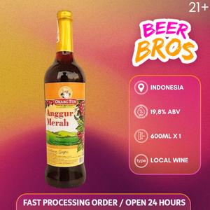 Jual Anggur Orang Tua Gold Merah 620ml Indonesia Red Wine - Jakarta ...