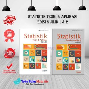 Jual ORIGINAL STATISTIK TEORI & APLIKASI EDISI 8 JILID 2 - Jakarta ...