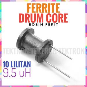 Jual Ferrite Drum Core Bobin Ferit induktor rfc 10lilit 9.5uH -10uH ...