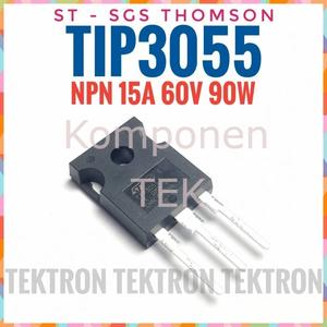 Jual ST TIP3055 TIP2955 NPN PNP 15A 60V 90W TIP 3055 2955 sepasang ORI ASLI - Kota Bandung ...