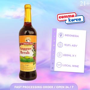 Jual Anggur Orang Tua Gold Merah 620ml Indonesia Red Wine - Jakarta ...