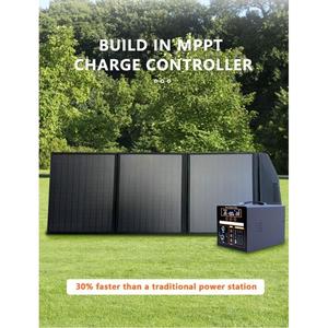 Promo PAKET PORTABLE POWER STATION + SOLAR PANEL 100WP/POWER SUPPLY ...
