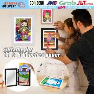 Jual Kids Art Frame Anak Baru Proyek Buka Depan Dan Ganti Gambar ...