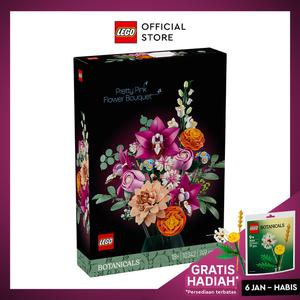 Promo LEGO Botanicals 10342 Pretty Pink Flower Bouquet (749 Pieces ...