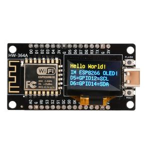 Jual Diymore Nodemcu Esp8266 Development Board With 0.96 Inch Oled Display Ch340 Driver Module ...