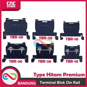 Jual Terminal Blok Din Rail Type Hitam Premium TBR-10, TBR-20, dan TBR ...