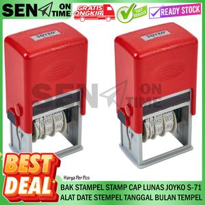 Jual Bak Stampel Stamp Cap Lunas Joyko S-71 Alat Date Stempel Tanggal ...