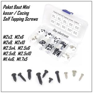 Jual Paket 120 Pcs Baut Mini Kasar Sekrup Cacing M2 M2.5 M1.4 M1.7 Baut ...