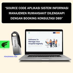 Promo SOURCE CODE APLIKASI SISTEM INFORMASI MANAJEMEN RUMAHSAKIT DILENGKAPI DENGAN BOOKING ...