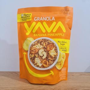 Jual YAVA - Granola Banana Pineapple 400g ( No Sugar Added / Tanpa ...