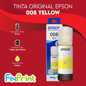 Jual Tinta Epson 008 T06G Original Black Cyan Magenta Yellow Printer ...