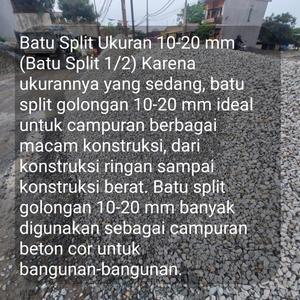 Jual Batu Split Cor 1-2 | Beton Bangunan Dak Lantai Tiang Pondasi Kolom ...