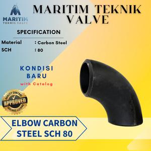 Jual 12" ELBOW BESI SCH80 SEAMLESS 12 INCH SCH 80 CS CARBON STEEL ...