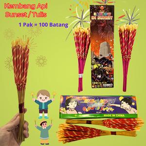 Jual Kembang Api Warna Warni Mercon Mercun Petasan Tulis Bulu Ayam Glow ...