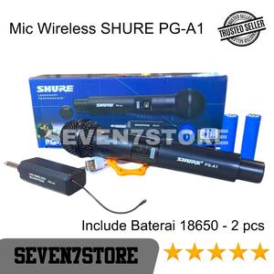 Jual Mic Wireless Shure PG-A1 Mic Profesional Mic Karaoke With Receiver - Jakarta Pusat ...
