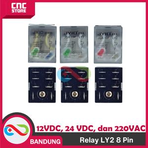 Jual RELAY 8 PIN LY2 - RELAY LY2 12V 24V 220V RELAY LY2N 8 PIN LY-2 LY-2N RELAY 8PIN - 12VDC ...