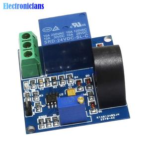 Jual DC 5V 12V 24V Relays AC Current Detection Sensor Module 5A ...