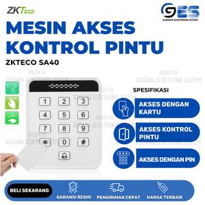 Jual Mesin Akses Kontrol Pintu Zkteco SA40 dengan Reader RFID Secara ...