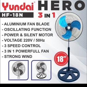 Jual Yundai Hero 18 Inch Kipas Angin 3 In 1 / Stand Fan / Wall Fan ...