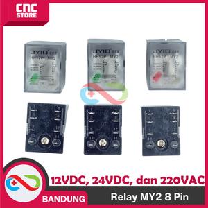 Jual RELAY 8 PIN MY2 - RELAY MY2 12V 24V 220V RELAY MY2N 8 PIN MY-2 MY ...