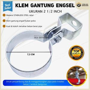 Jual Klem gantung 2 1/2" ( polos ) | hanger clamp klem pipa gantung 2-1 ...