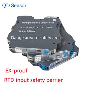 Jual 1 in 1 out PT100 Input RTD Intrinsic Safety Barrier 4~20mA Output ...