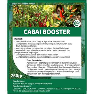 Jual Pupuk Cabai Organik Agar Cepat Berbuah Lebat Ampuh Pupuk Booster Pelebat Buah Obat Yang ...