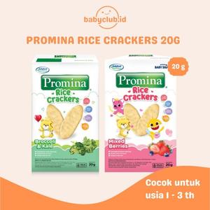Jual PROMINA Rice Crackers 20g Broccoli & Kale Mixed Berries Biskuit ...