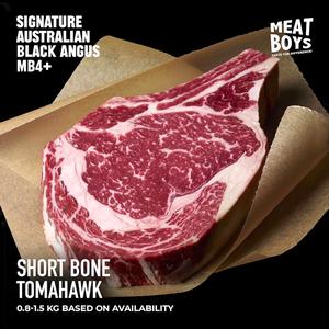 Promo TOMAHAWK Signature Australian Black Angus MB4+ - 0.9KG - Jakarta ...