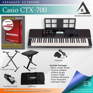Jual Keyboard Casio CTX700 + Stand/ CTX-700 / CTX700 -diatas psr e263 ...