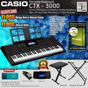 Jual Keyboard Casio CTX-3000 + Stand / CT-X3000 / CTX3000 (diatas psr ...