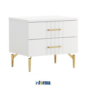Promo Informa Willem I I Nakas - Putih Bedside Table Meja Nightstand ...