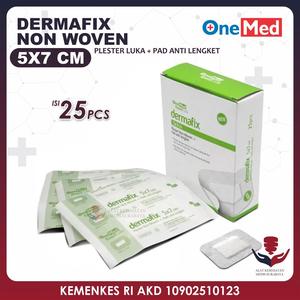 Jual Dermafix Non Woven Onemed Plaster Plester Luka Alat P3K - 5X7 ...