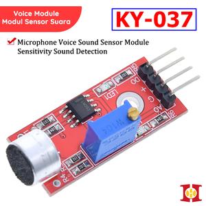 Jual KY-037 KY037 Modul Sound Sensor Suara Microphone Mic Condenser High Sensitivity Voice ...