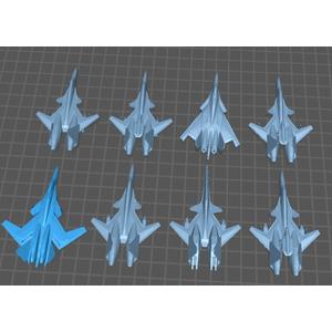 Jual ace combat aircraft set adfx-01 morgan falken cfa-44 x-02s 1/350 ...