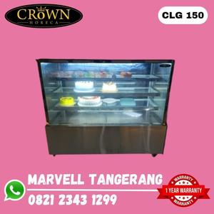 Jual Rectangular Cake Showcase CROWN CLG 150 / Etalase Display Pemajang ...