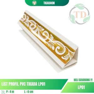 Jual LIST PINGGIR PLAFON PVC 6CM MOTIF - F UG - Kab. Bekasi - tiga daon ...