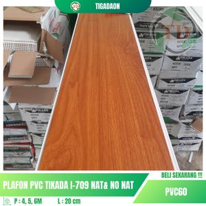 Jual PLAFON PVC TIKADA i-709 NAT& NO NAT LAMINATE DOFF - 6M-POLOS - Kab ...